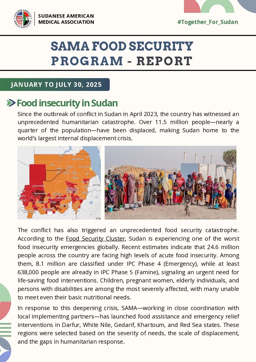 SAMA Feeding Program - Sudanese American Medical Association